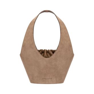 Alberta Ferretti Femme, Sacs, Brun, Taille: ONE Size Suede Maxi Bag