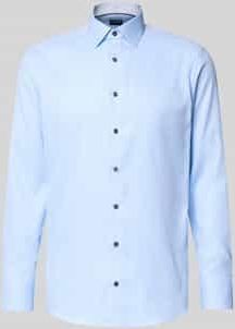 Olymp Regular Fit Businesshemd aus reiner Baumwolle mit Kentkragen