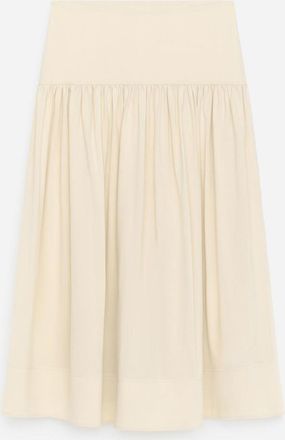Arket Midirock In A-Linie -Beige