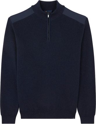 Paul & Shark pull à col zippé - Bleu