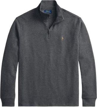 Polo Ralph Lauren Pull droit col montant en coton