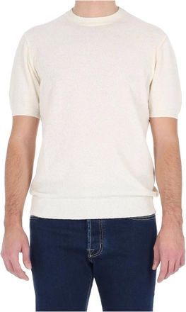Drumohr Homme, Tops, Beige, Taille: S T-shirt en &eacute;ponge l&eacute;g&egrave;re