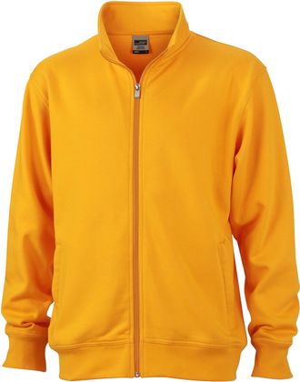 James & Nicholson Sweatjacke Stehkragen - Farbe: Gold Yellow - Gr&ouml;&szlig;e: XXL