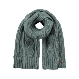 Barts W Farrah Scarf Grün - Warmer weicher Damen Strickschal, Größe One Size - Farbe Dark Celadon