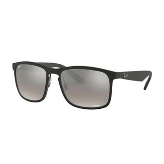 Ray-Ban Lunettes de soleil carr&eacute;es Chromance - Homme - Accessoires - Noir - Taille: 58 MM