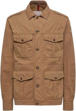 Moncler Homme, Vestes, Brun, Taille: XL Amnicon Field Jacket