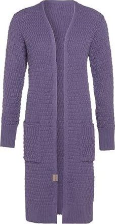 Knit Factory Jaida Cardigan Tricot&eacute; Long - Violet - 38/40