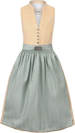 Stockerpoint Damen Dirndl Makena Kleid für besondere Anlässe, gelb, 38
