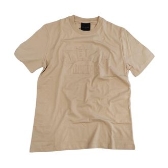Ga&euml;lle Paris Logo T-Shirt - - Tops - Herren - Beige - L