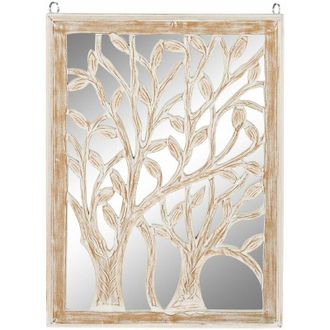 DKD Home Decor Dkd Home Decor - D&eacute;coration Murale Mdf Miroir 45X2,5X65 Arbre