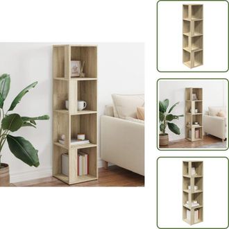 vidaXL The Living Store - Armoire dangle Ch&ecirc;ne sonoma 33x33x132 cm Bois ding&eacute;nierie - Meuble Dangle - Armoire Dangle - Rangement Mural - &Eacute;tag&egrave;re Dangle