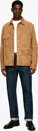 Arket Velourslederjacke -Beige