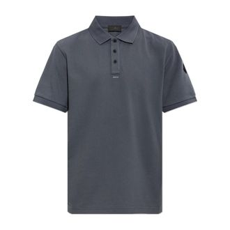 Moncler Polo mit Logo - - Tops - Herren - Grau - M