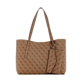 Guess Femme, Sacs, Brun, Taille: ONE Size Brenton Shopping Bag