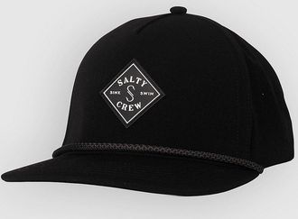 Salty Crew Long Range Snapback Cap black