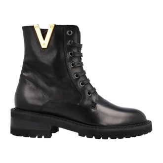 Via Roma 15 Schwarze Damen Stiefeletten - - Shoes - Damen - Schwarzk - 37 1/2 EU