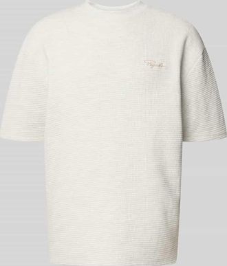 Pegador Oversized T-Shirt mit Strukturmuster und Label-Stitching