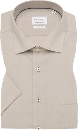 Eterna Leichtes Kurzarmhemd aus Lyocell und Baumwolle, Modern Fit in