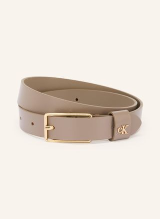 Calvin Klein Lederg&uuml;rtel beige