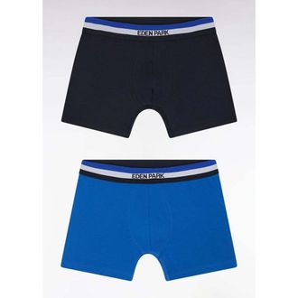 Eden Park Lot de 2 boxers bleus