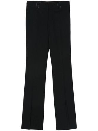 Gucci pantalon à plis marqués (années 2000) - Noir