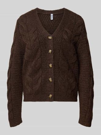 Pieces Strickjacke mit Zopfmusterknit