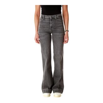 7 For All Mankind Modern Dojo High Waist Flared Jeans - - Jeans - Damen - Grau - W26