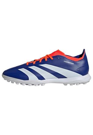 adidas Predator League Football Boots Turf Fu&szlig;ballschuhe, Lucid Blue/Cloud White/Solar Red, 40 2/3 EU