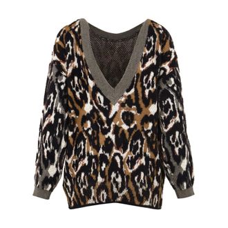 Akep Maxipull - - Knitwear - Damen - Mehrfarbig - M