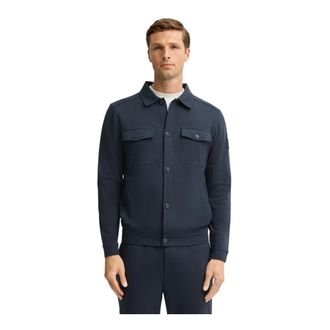 Joop Homme, Vestes, Bleu, Taille: XL Veste de style sportif avec fermeture boutonn&eacute;e