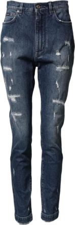 Dolce & Gabbana Femme, Jeans, Bleu, Taille: 36 FR Grace Denim Jeans