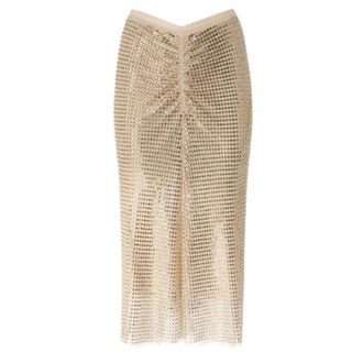 Pinko Pinko, Femme, Jupes, Jaune, Taille: 42 FR Pinko Jupes