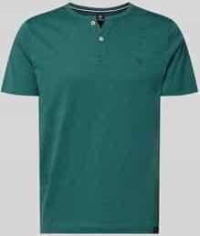 Lerros T-Shirt mit kurzer Knopfleiste