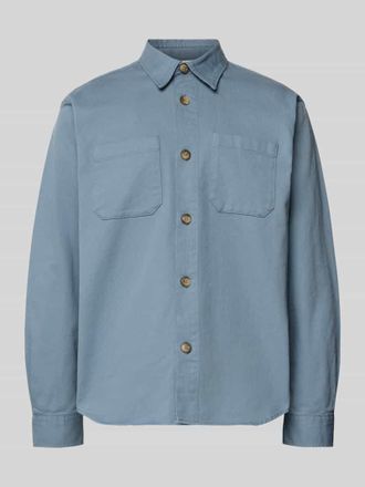 Selected Regular Fit Hemdjacke aus Bio-Baumwoll-Mix Modell TRAVIS