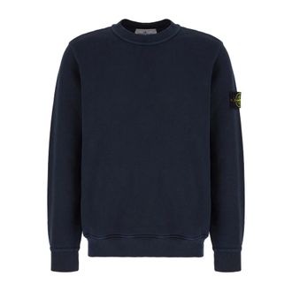 Stone Island Compass-logo Crew-neck Sweatshirt