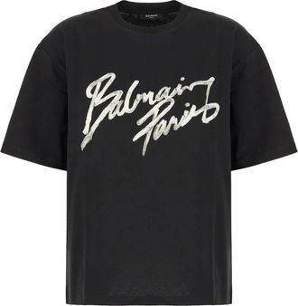 Balmain Femme, Tops, Noir, Taille: 40 FR T-Shirt