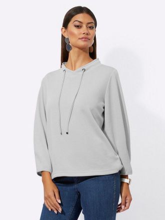 Cr&eacute;ation L Sweater Modal-Mix-Sweatshirt 3/4-Arm