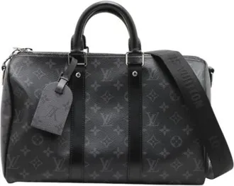 Louis Vuitton unisex, Pre-owned, Noir, Taille: ONE Size Pre-owned Keepall Bandouliere 35