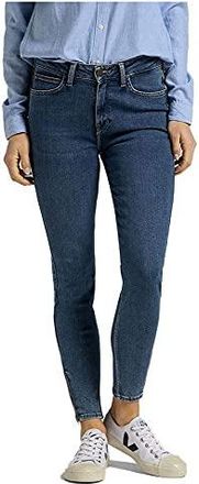 Lee Scarlett High Zip Jeans Femme, Mid Ely, 27W / 33L