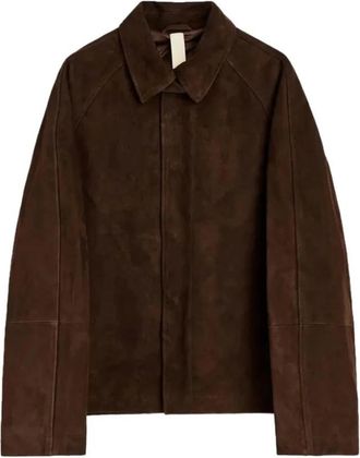 Sunflower Homme, Vestes, Brun, Taille: XL Veste Courte Raglan en Daim