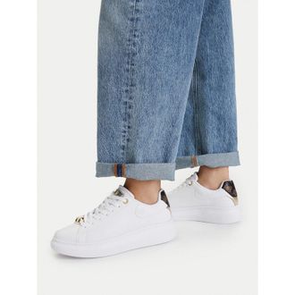 Guess Sneakers Guess FLTFRE LEA12 Wei&szlig;