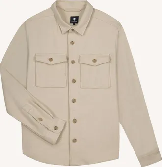 Faguo Surchemise beige foncé coton - FLAVIGNY