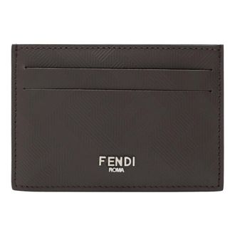 Fendi Kreditkartenhalter Geldb&ouml;rsen - - Accessories - Herren - Braun - ONE SIZE