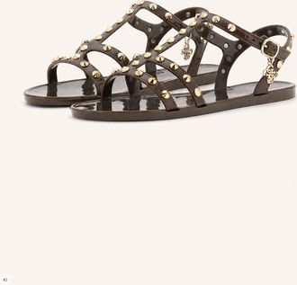 Guess Riemchensandalen Jelly braun