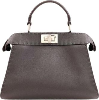 Fendi Sac &agrave; main Pre-owned Selleria - Femme - Pre-owned - Gris - Taille: ONE Size