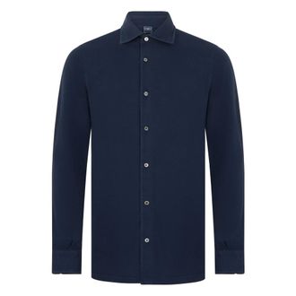 Fedeli Homme, Chemises, Bleu, Taille: M Chemise &agrave; manches longues