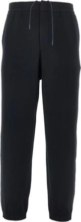 Emporio Armani Homme, Pantalons, Noir, Taille: L Embossed Jersey Pantalons