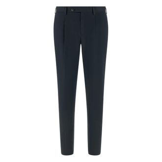 Boggi Milano Homme, Pantalons, Bleu, Taille: M Pantalon en Coton et Tencel B