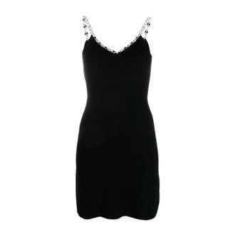 Paco Rabanne Tanktop-Kleid mit Kettendetail - - Dresses - Damen - Schwarzk - M