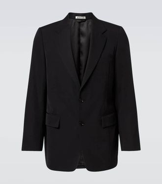 Auralee Blazer aus Wollgabardine